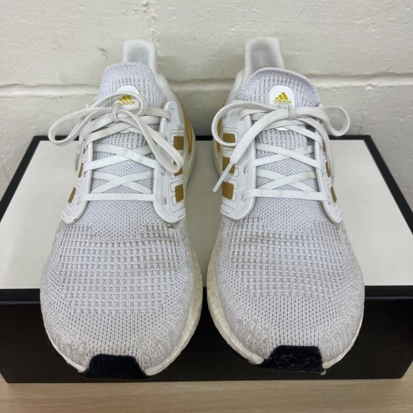 adidas | Shoes | Adidas Ultraboost 2 Eg0727 White Gold Metallic Running ...